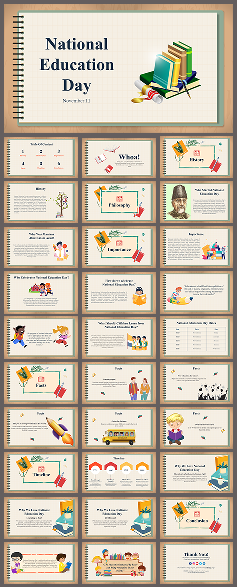 National Education Day PPT And Google Slides Templates