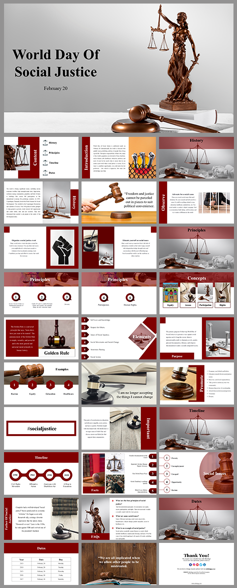 World Day of Social Justice PPT And Google Slides Themes