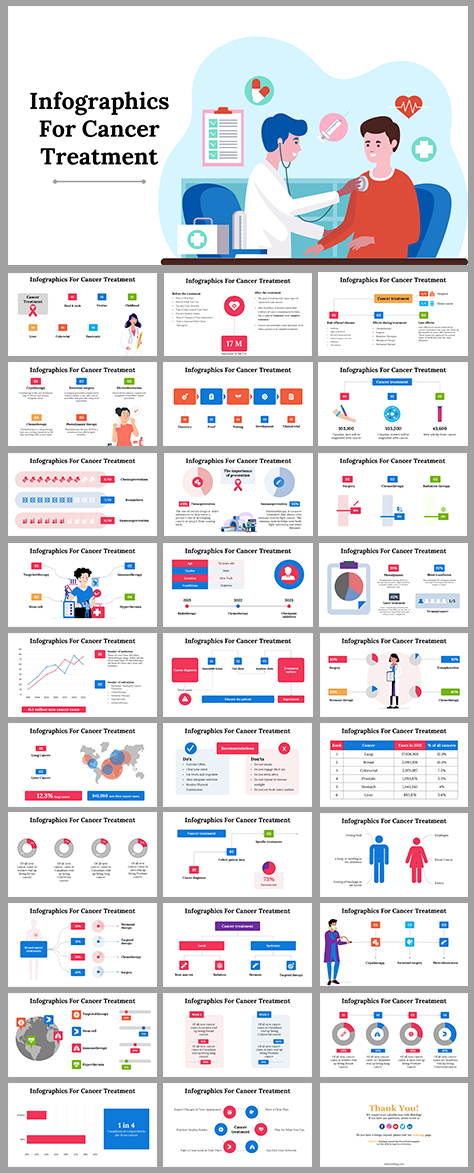 Infographics For Cancer Treatment Google Slides Themes