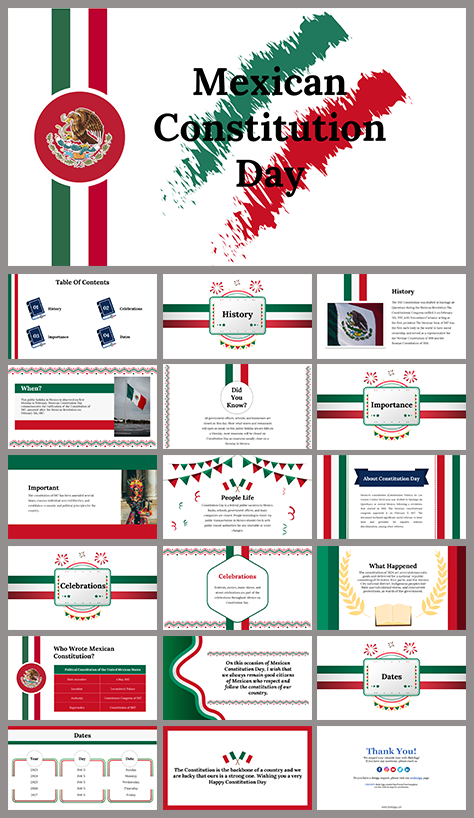 Mexican Constitution Day PowerPoint And Google Slides