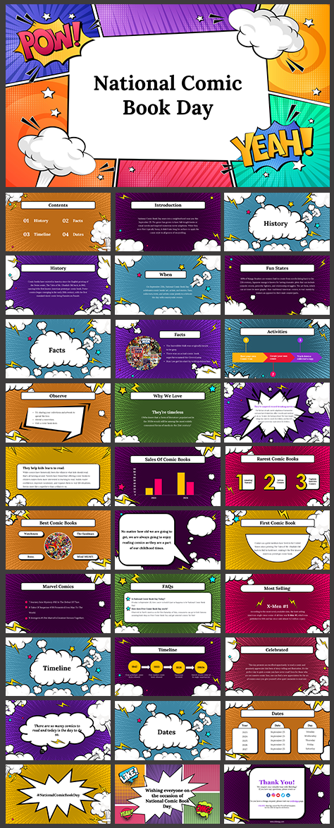 National Comic Book Day PowerPoint And Google Slides Themes