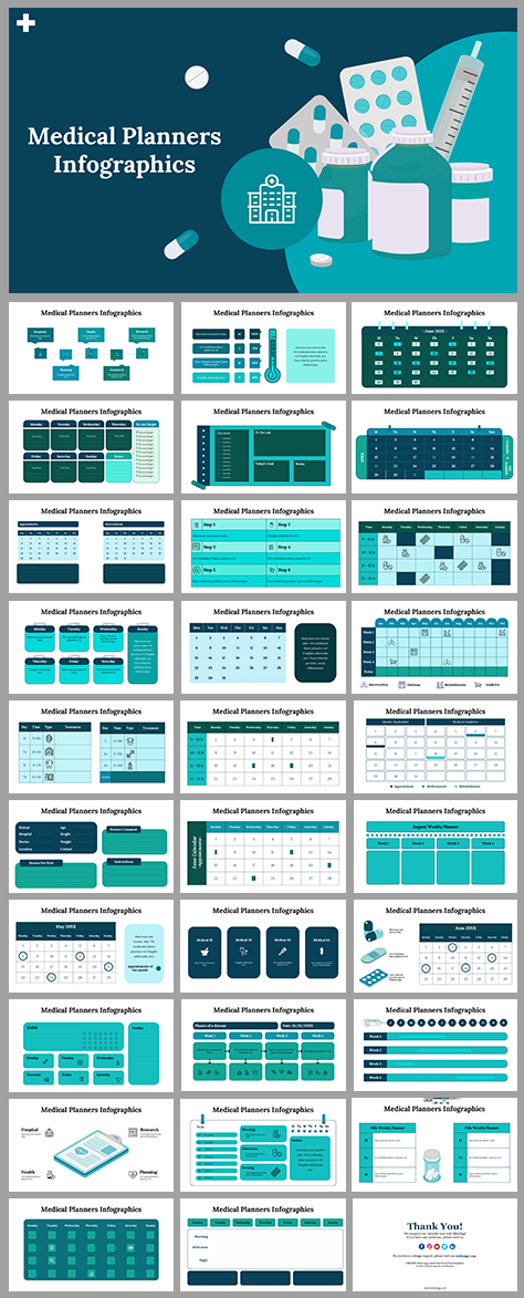 Medical Planners Infographics PPT And Google Slides