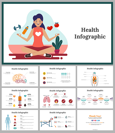 Health Infographic PowerPoint And Google Slides Template