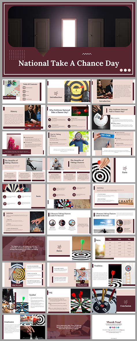 National Take A Chance Day PPT And Google Slides Template