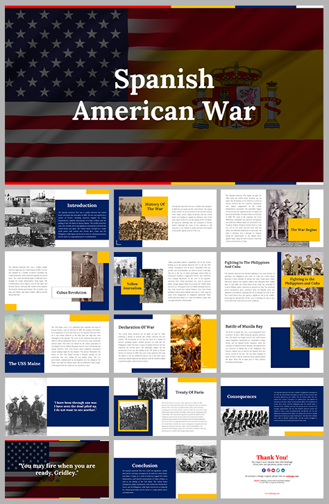 Spanish American War PPT And Google Slides Template