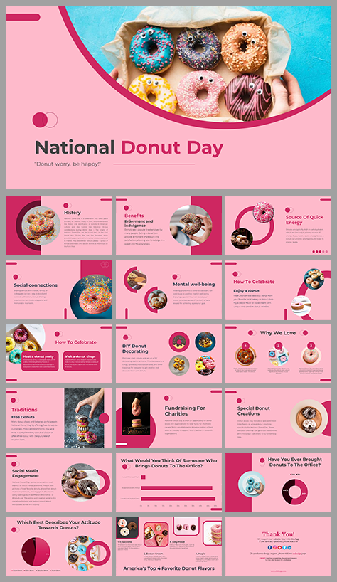 National Donut Day PPT And Google Slides Templates