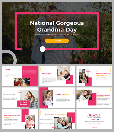 National Gorgeous Grandma Day PPT And Google Slides