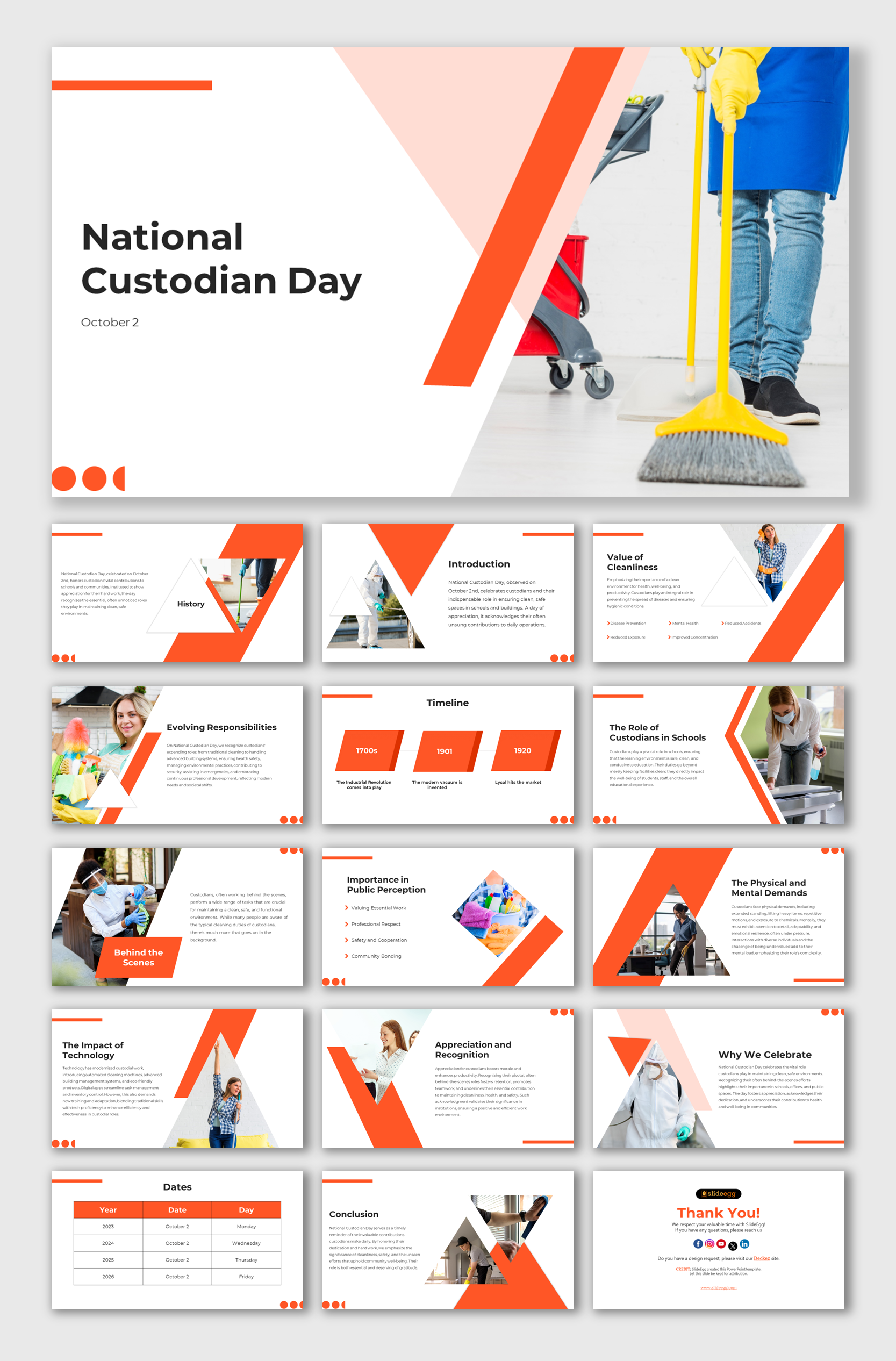 Ready To Use National Custodian Day PPT And Google Slides