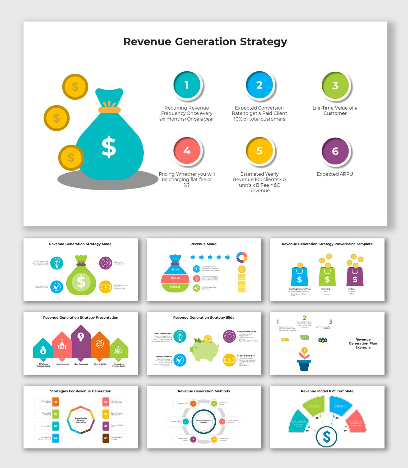 Revenue Generation Strategy PPT And Google Slides Templates