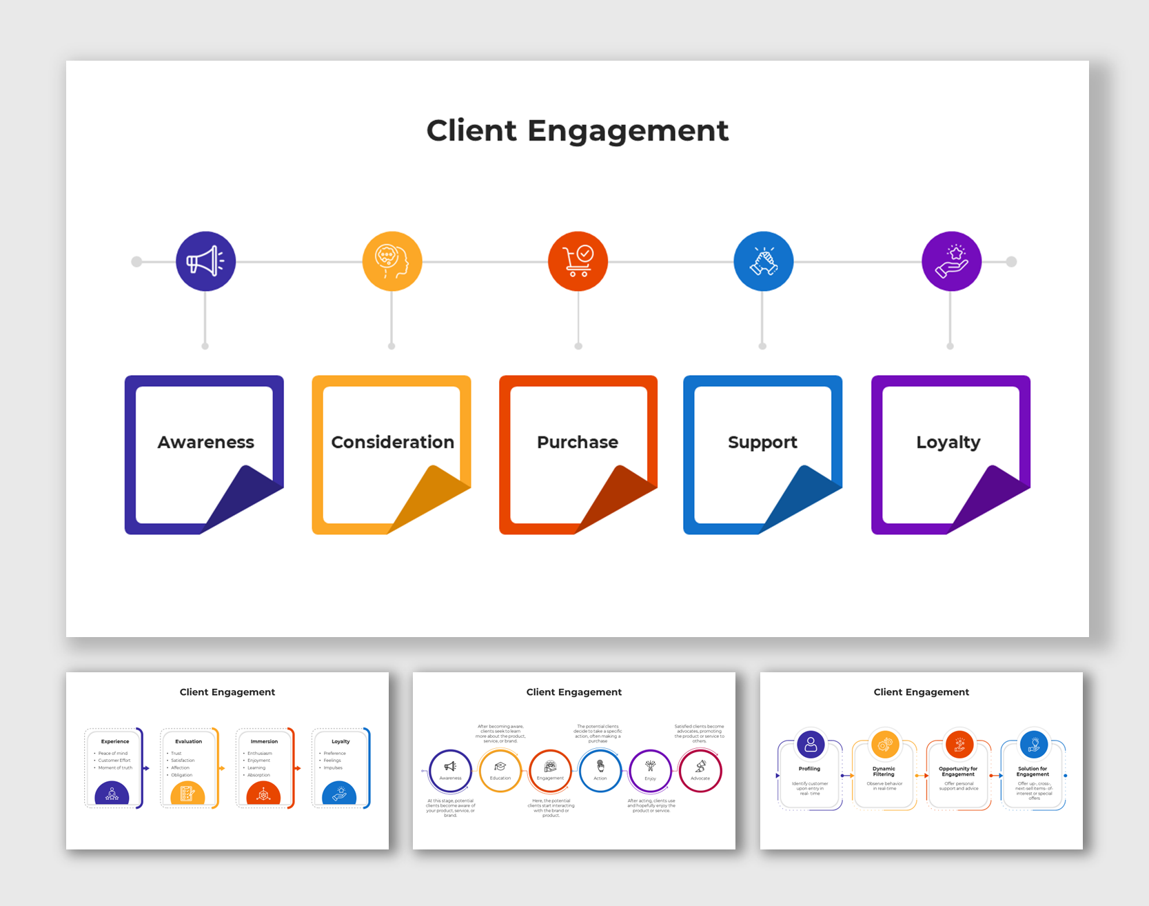 Get This Client Engagement PowerPoint And Google Slides
