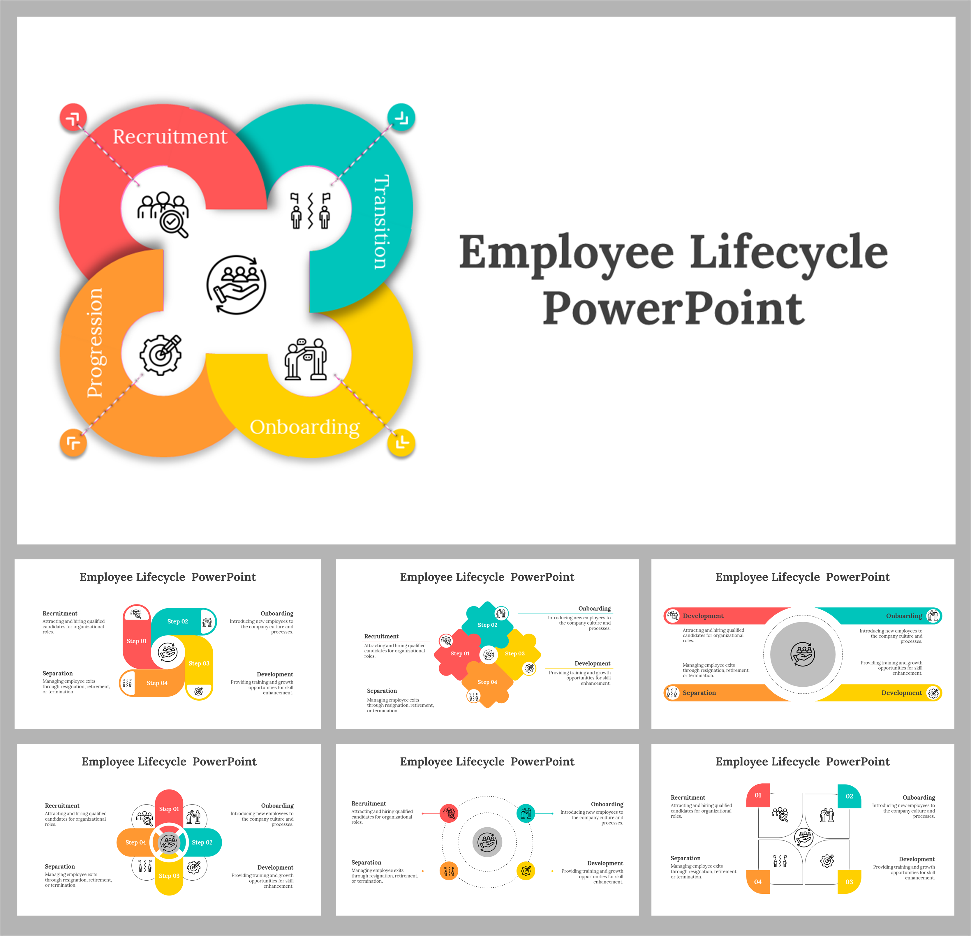 Employee Lifecycle PowerPoint and Google Slides Themes