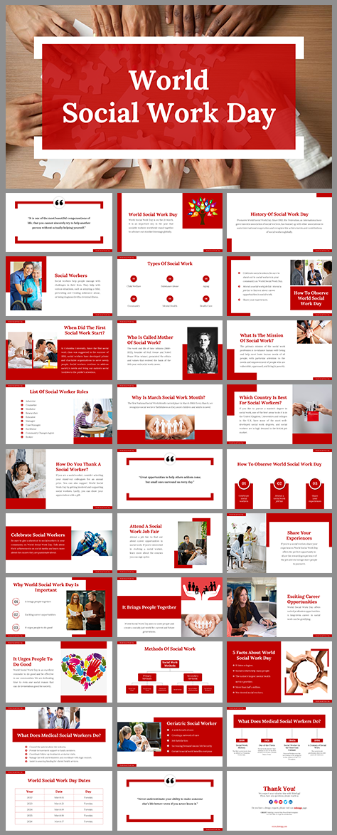 World Social Work Day Powerpoint And Google Slides Templates