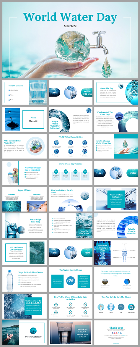 World Water Day PowerPoint And Google Slides Themes