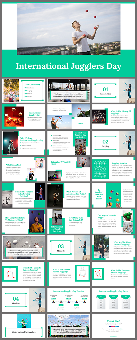 Shop Now! International Jugglers Day PowerPoint Presentation