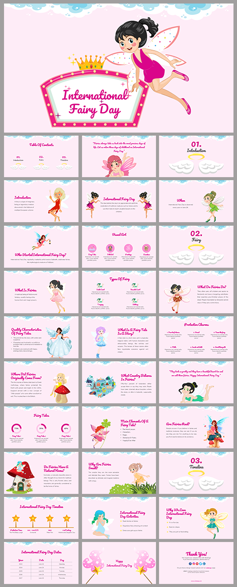 International Fairy Day PowerPoint And Google Slides Themes