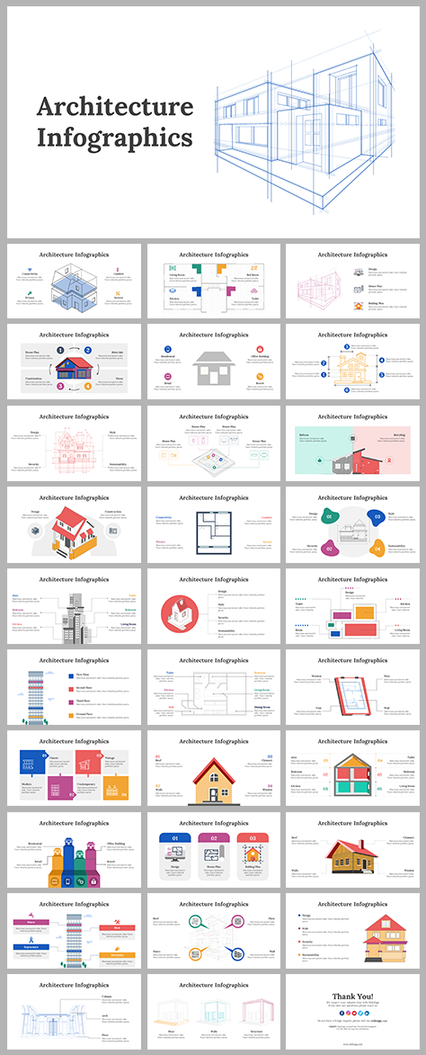 Architecture Infographics PPT And Google Slides Templates