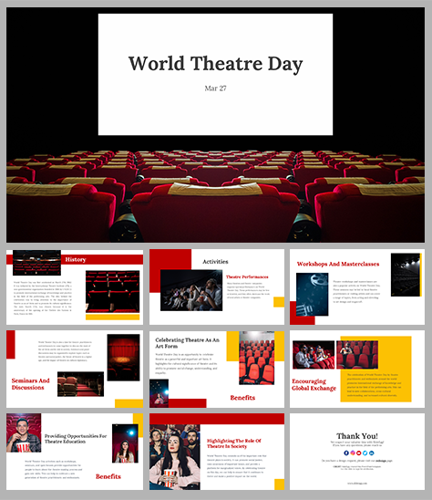 World Theatre Day PowerPoint And Google Slides Templates