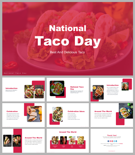National Taco Day PPT,Google and Canva Slides Themes