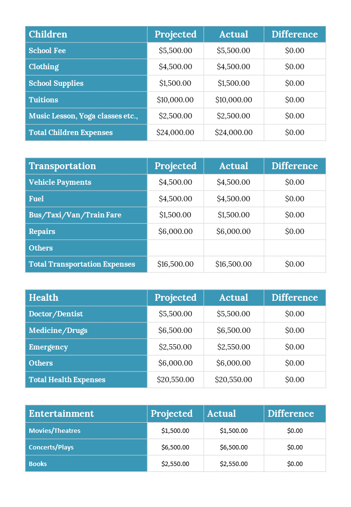 Financial Balance Sheet PPT And Google Slides Themes