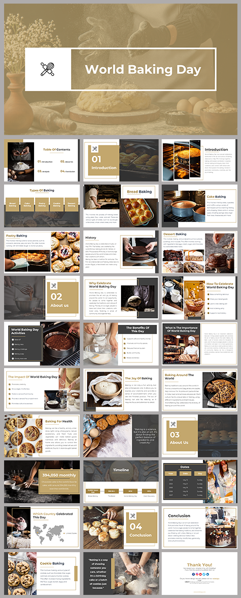 World Baking Day PPT Presentation And Google Slide Templates