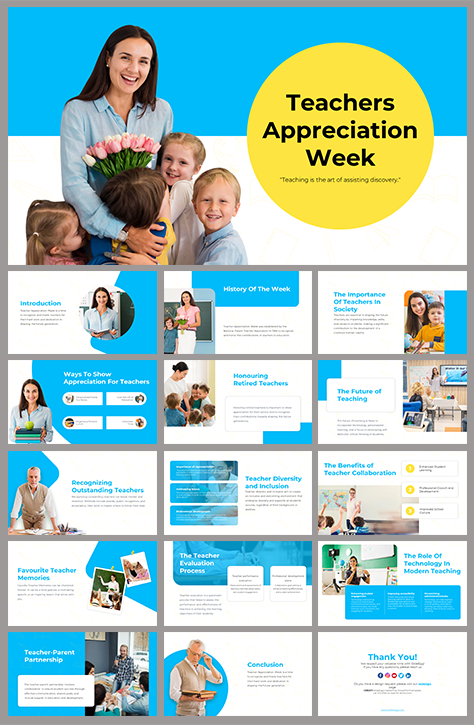 Teachers Appreciation Week PPT and Google Slides Templates