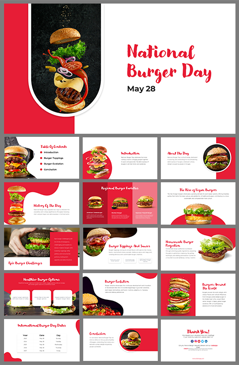 National Burger Day PowerPoint and Google Slides Templates