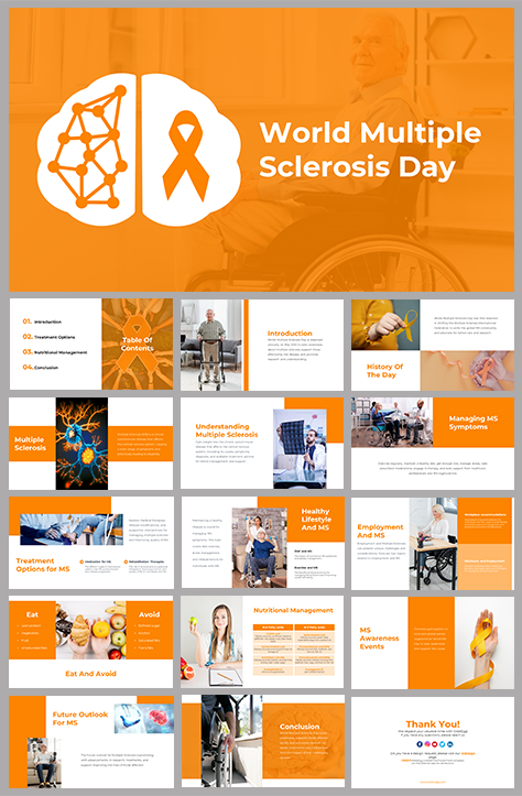 World Multiple Sclerosis Day PPT and Google Slides Templates