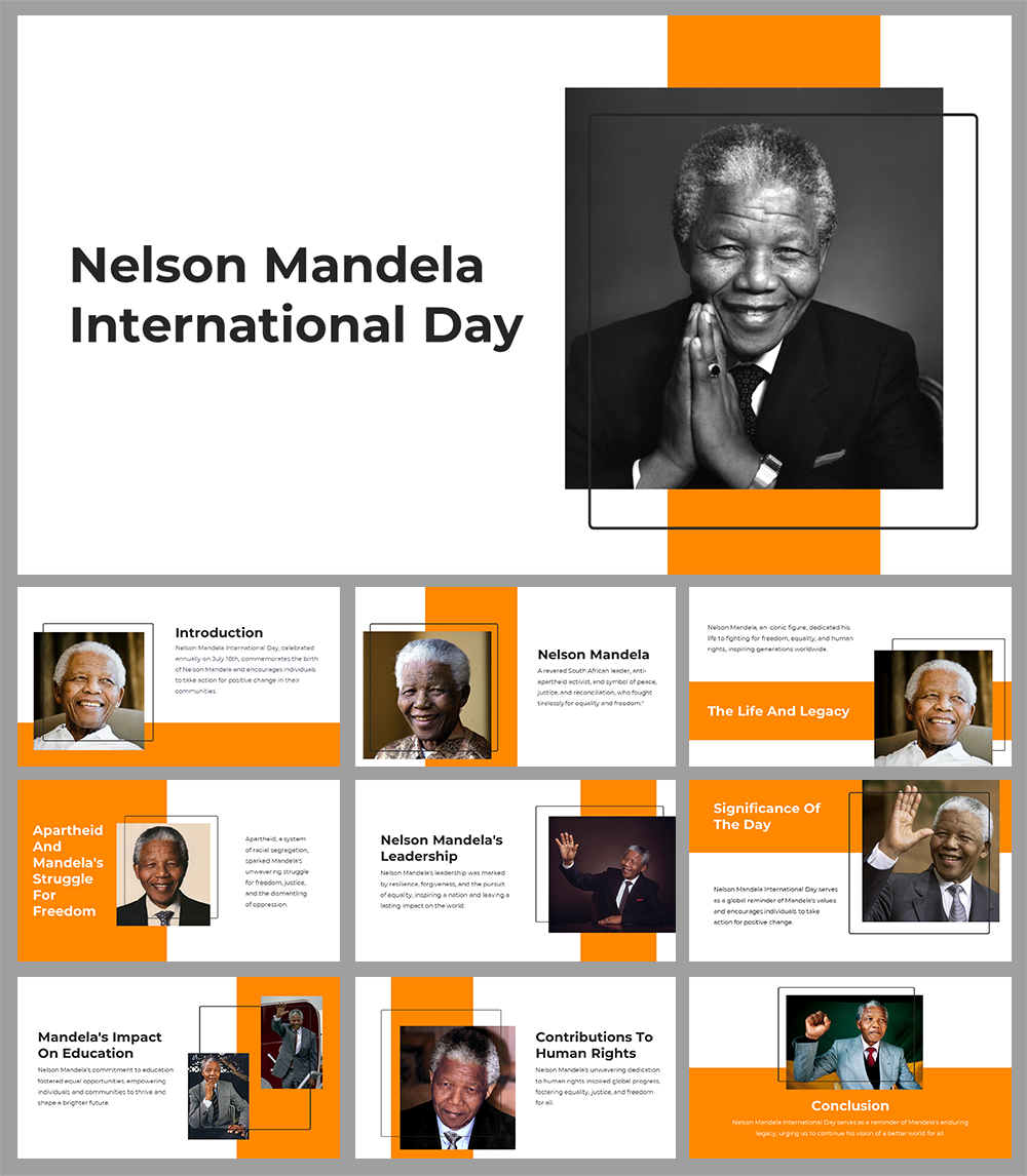 Nelson Mandela International Day Google Slides Themes
