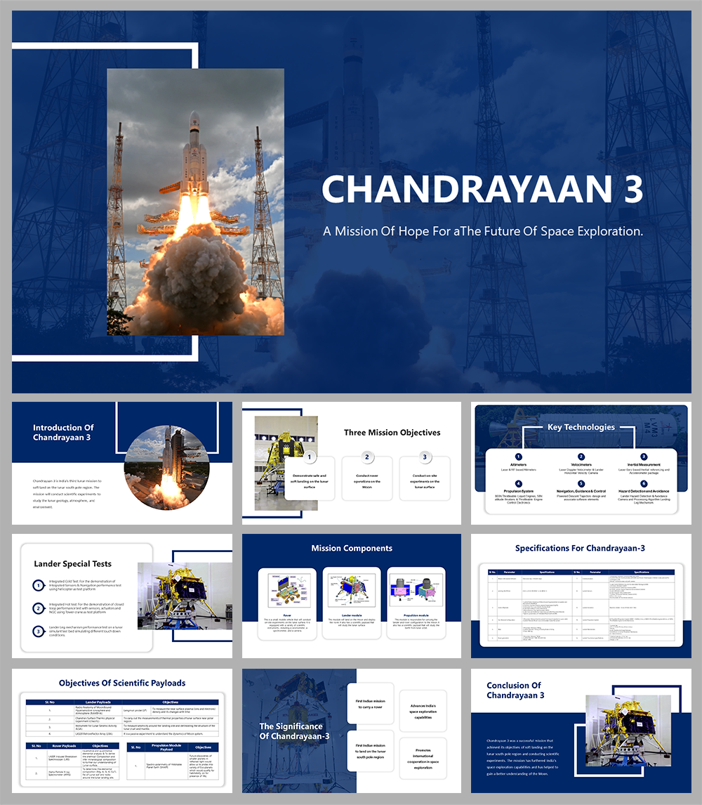 Discover Chandrayaan 3 PPT And Google Slides Templates