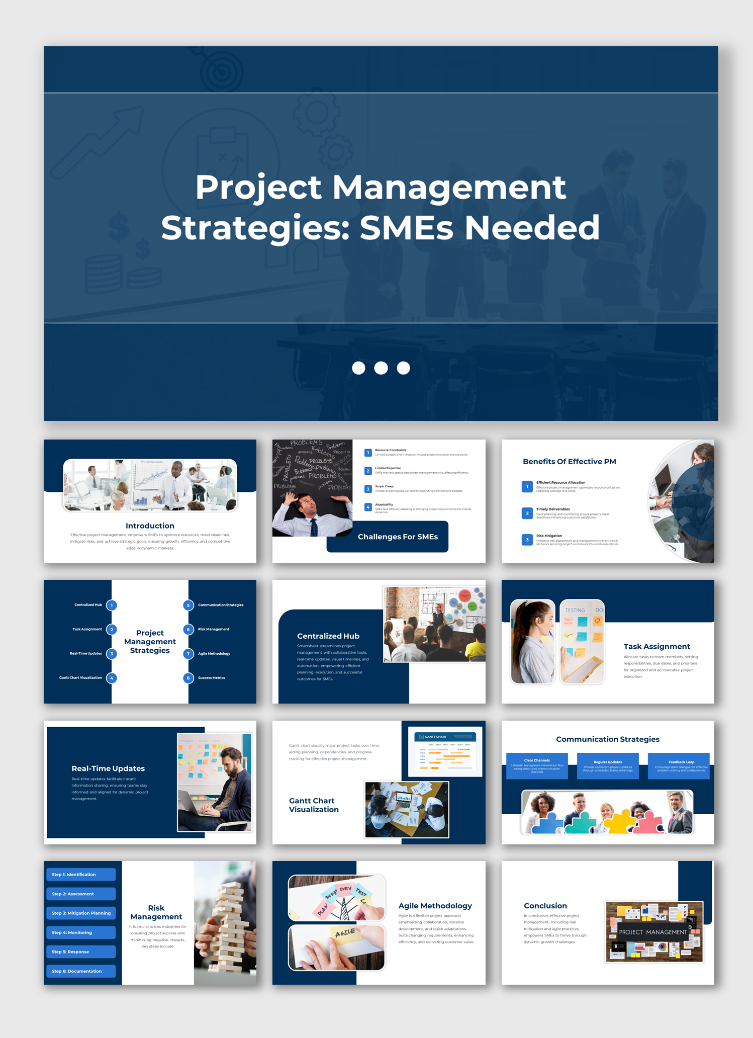 Project Management Strategies SMEs Google Slides Themes Project Management Strategies SMEs Google Slides Themes