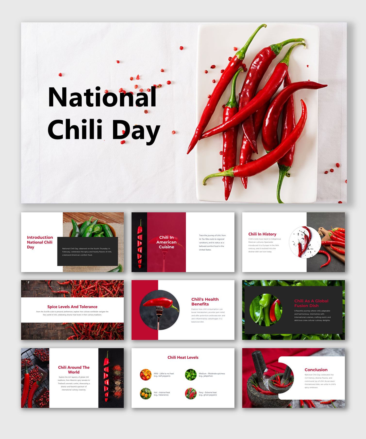 Explore National Chili Day PPT And Google Slides Template