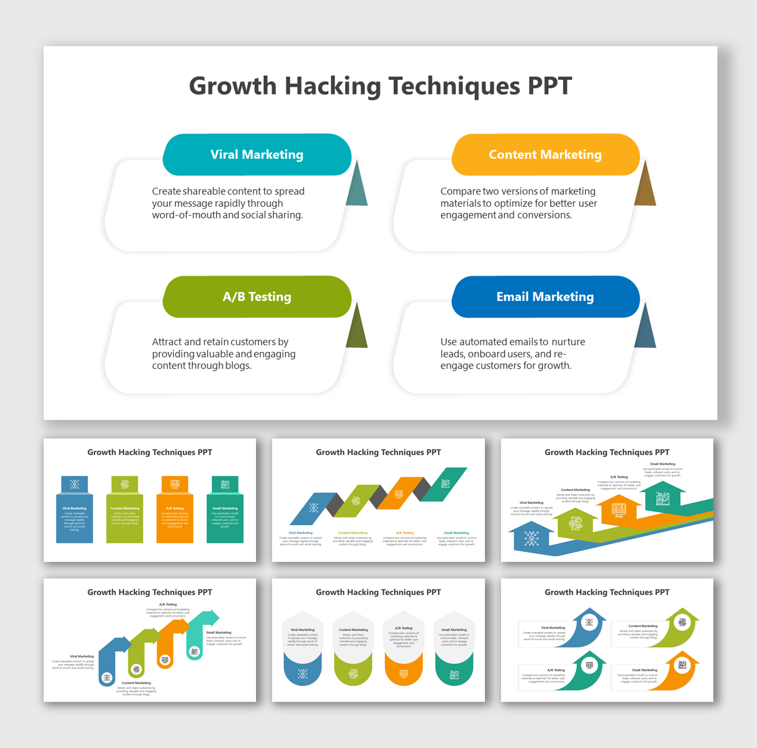 Growth Hacking Techniques PPT And Google Slides Themes