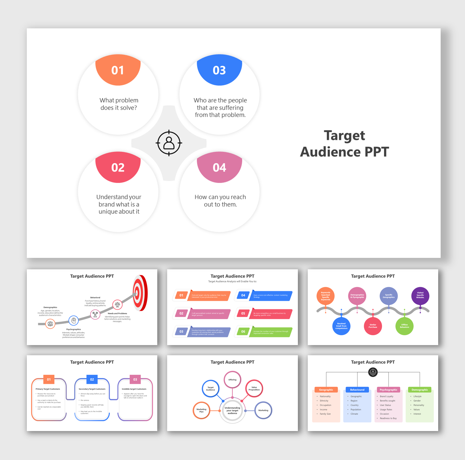Discover Target Audience PPT And Google Slides Templates