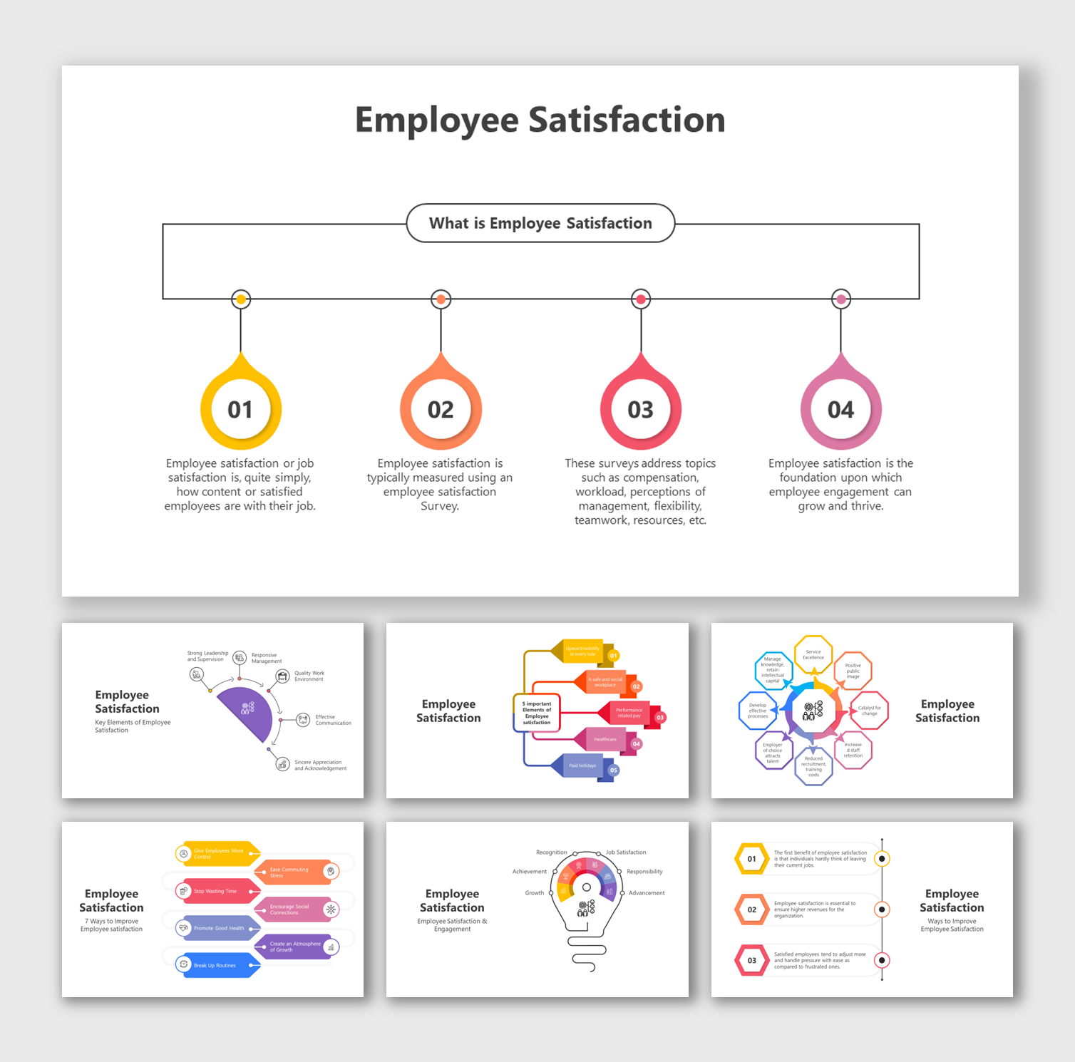 Try This Employee Satisfaction PPT And Google Slides Themes