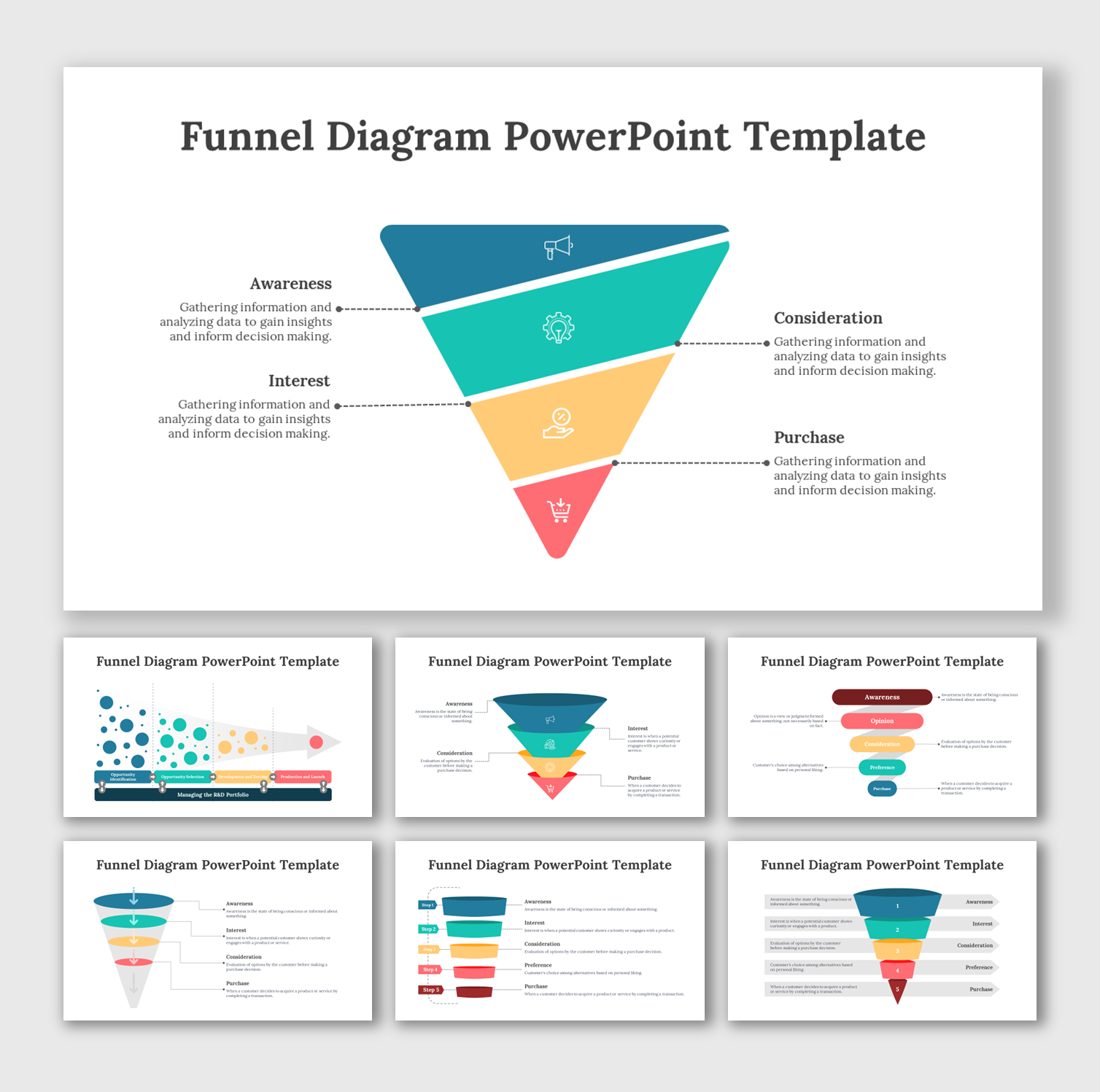 Get Our Funnel Diagram PPT And Google Slides Templates