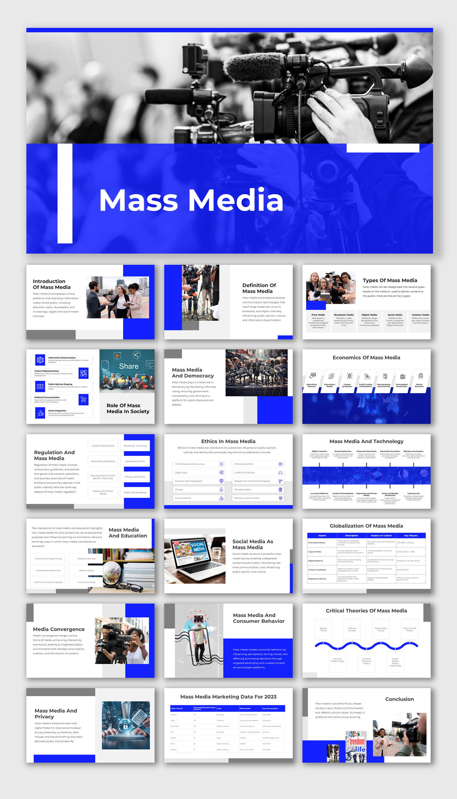 Explore Our Mass Media PPT And Google Slides Templates