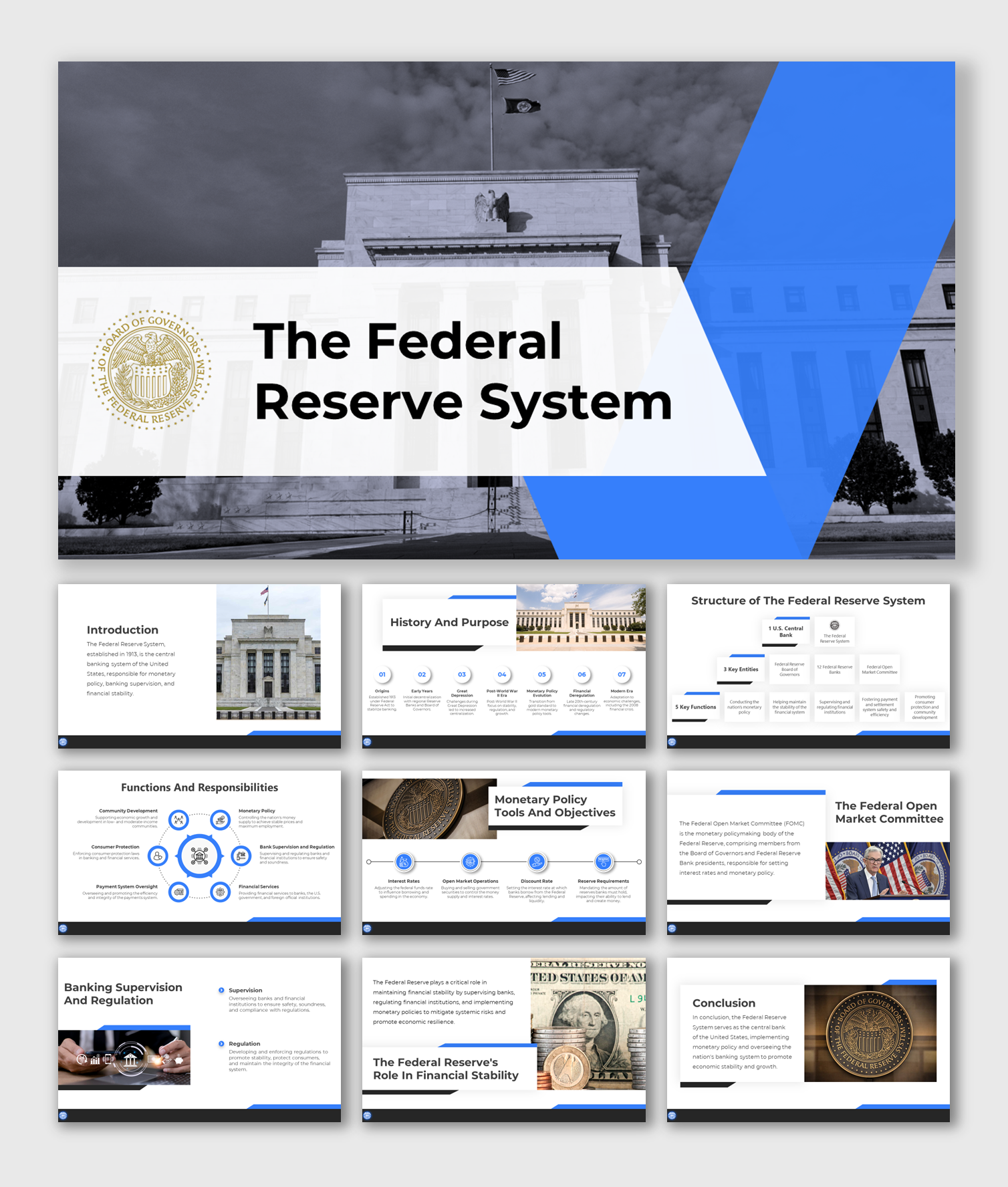Explore Our The Federal Reserve System PPT And Google Slides