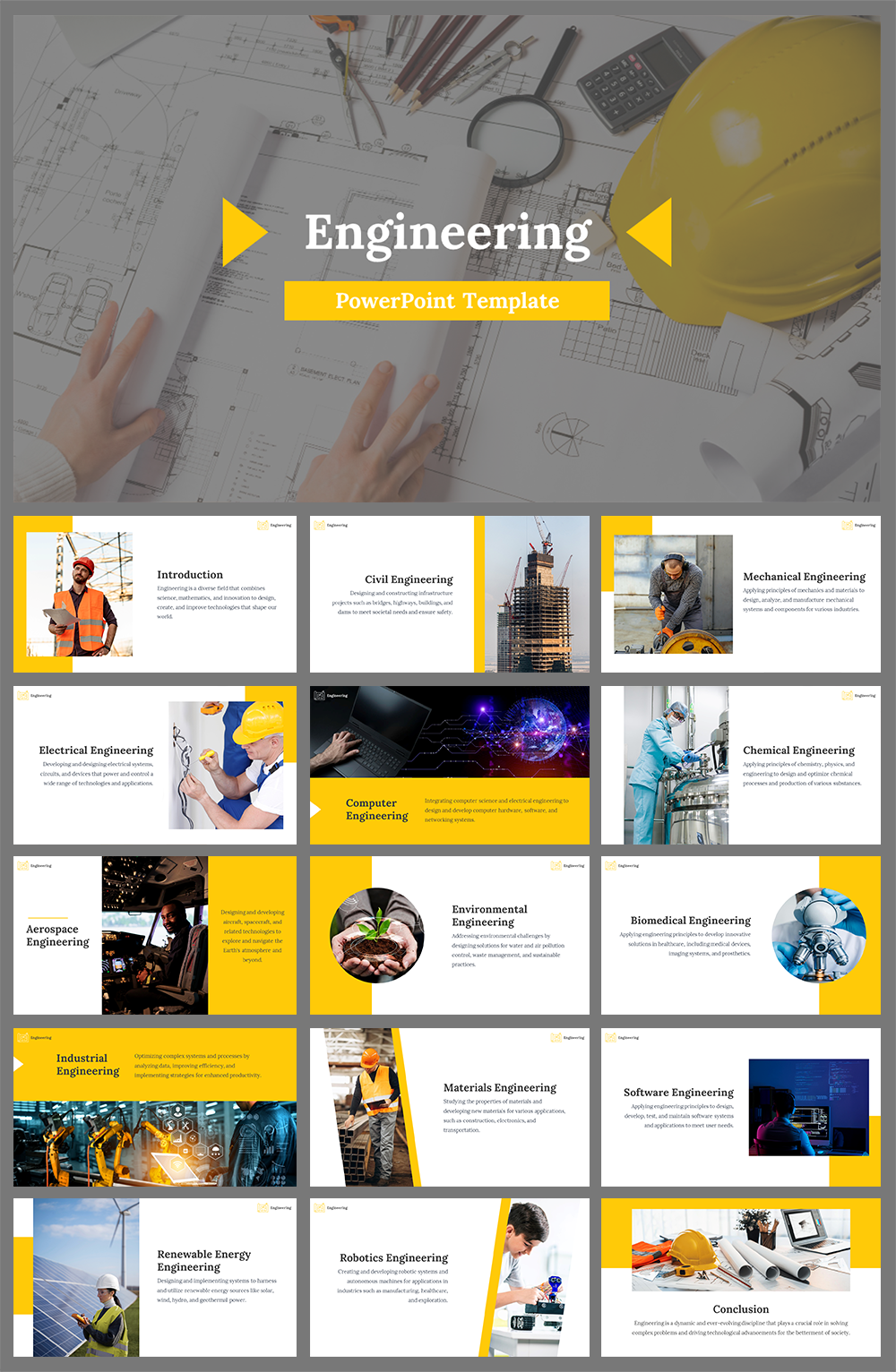 Explore Engineering Presentation and Google Slides Templates