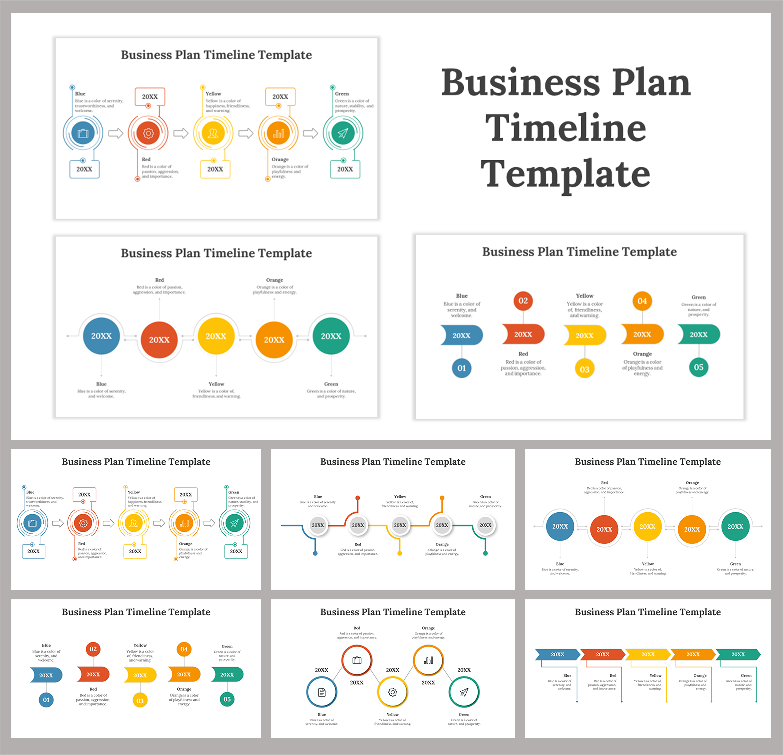 Business Plan Timeline PowerPoint And Google Slides Themes