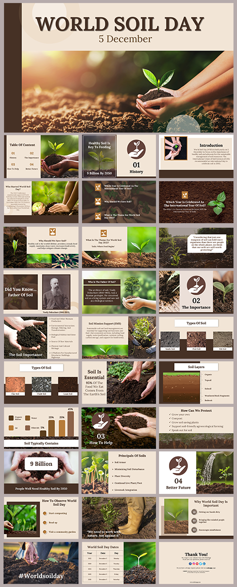 World Soil Day PowerPoint and Google Slides Templates