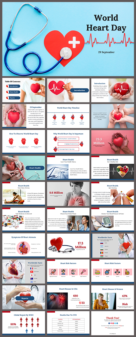 World Heart Day PowerPoint And Google Slides Themes