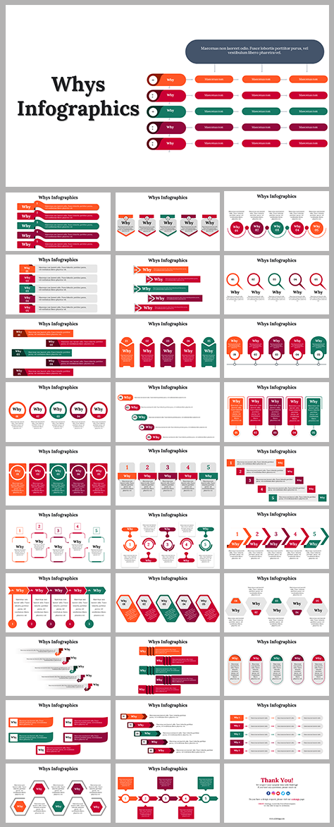 Ready To Get Now! Predesigned Whys Infographics PowerPoint