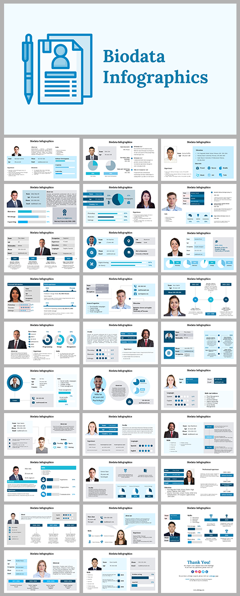 Biodata Infographics PowerPoint And Google Slides Themes