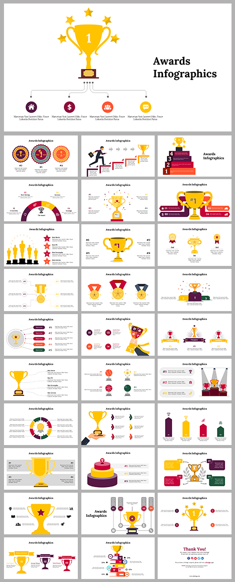 Awards Infographics PowerPoint And Google Slides Template