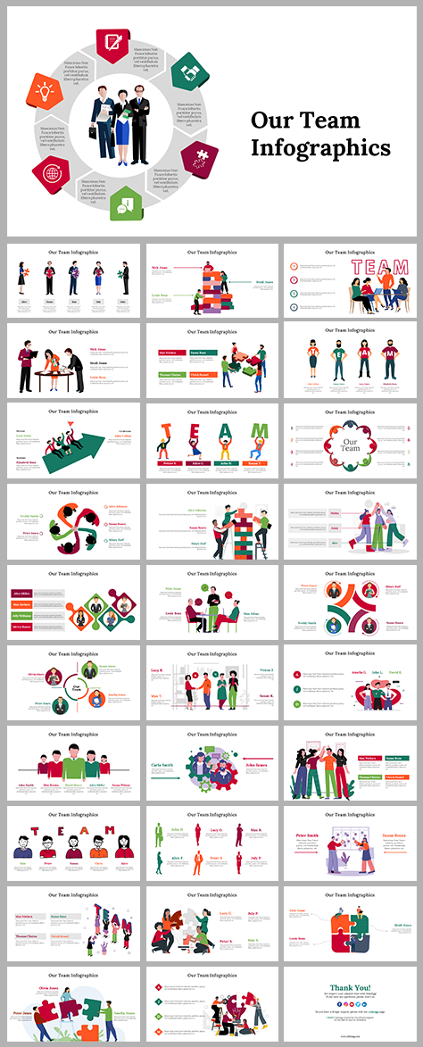 Our Team Infographics PowerPoint And Google Slides Themes