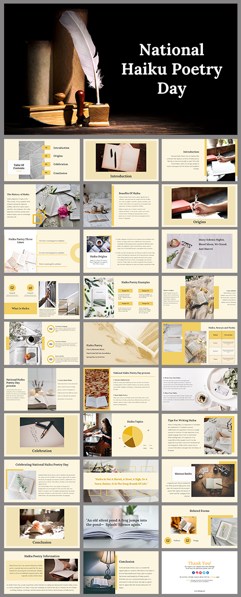 National Haiku Poetry Day PPT And Google Slides Themes