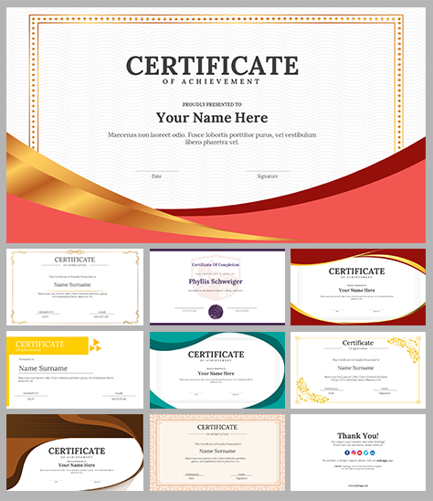 Free Slide of Certificate — Free Download | SlideEgg