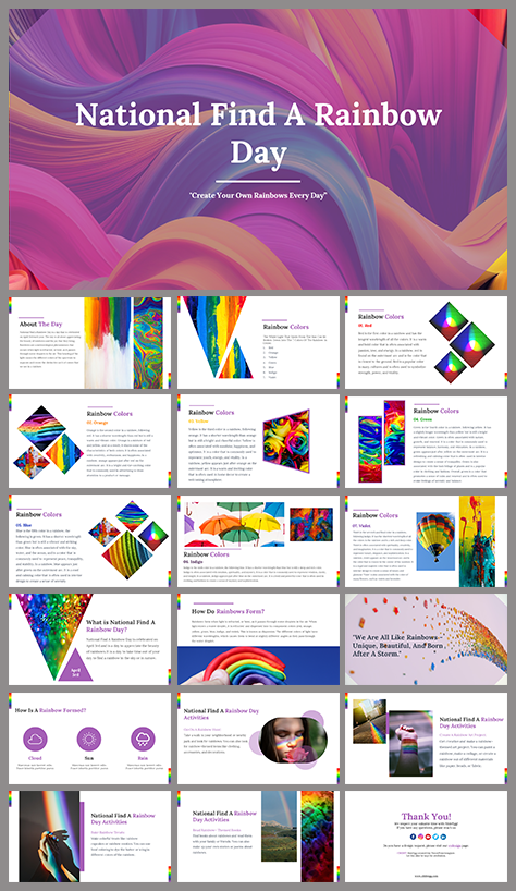 National Find A Rainbow Day PPT And Google Slides Themes