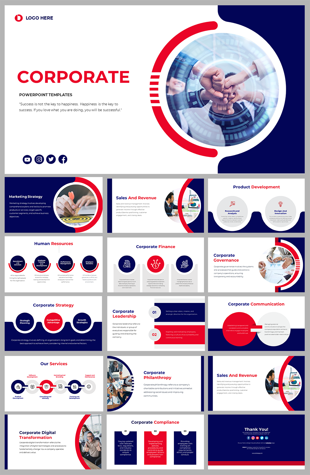 Ready To Get Corporate PPT And Google Slides Templates