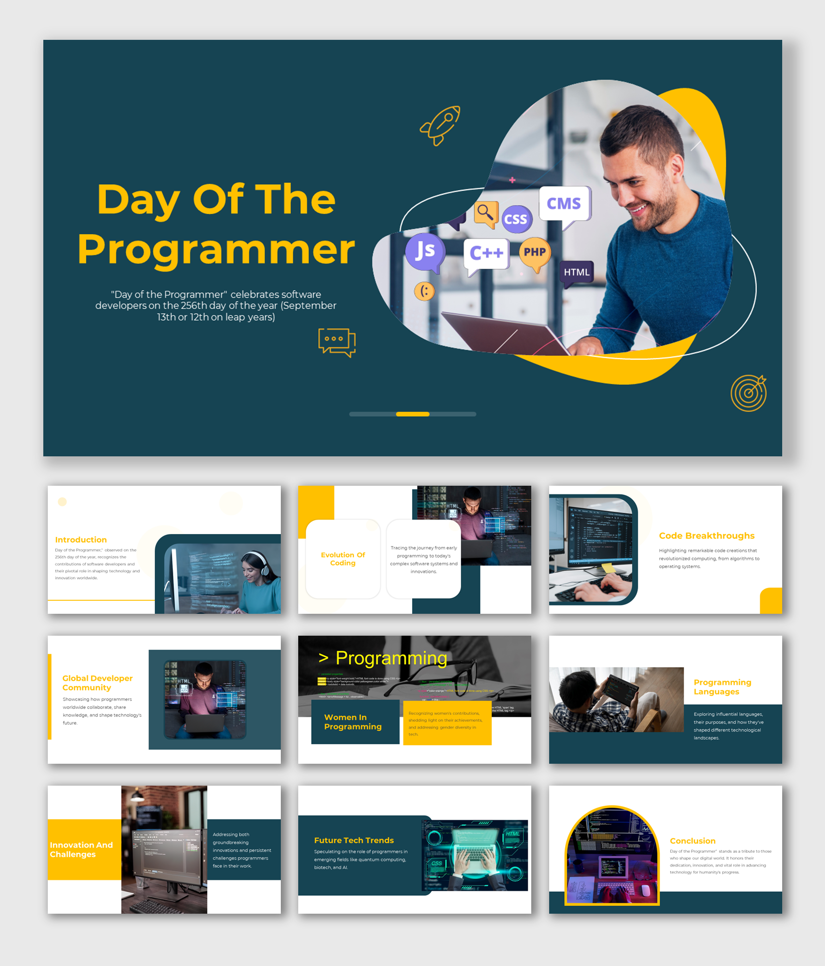 Day Of The Programmer Presentation And Google Slides